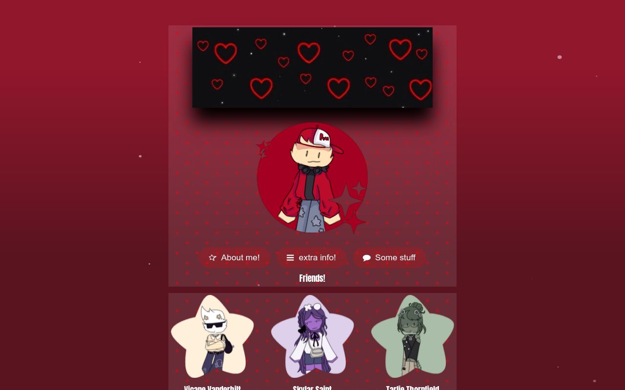 [oc]Bob Jalasine's carrd!!